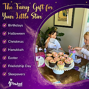 Arts and Crafts for Kids Ages 8-12: Fairy Jar Kit – Make Your Own Fairy Lantern Night Light – Birthday Gift for Girls - Crafts for Girls