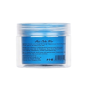 Temporary Hair Color for Kids, Ultikare Blue Hair Dye Natural Styling Wax Color Instant Mud Cream Gel 3.4 Fl Oz Girl Gifts, Party, Cosplay DIY, Children's Day