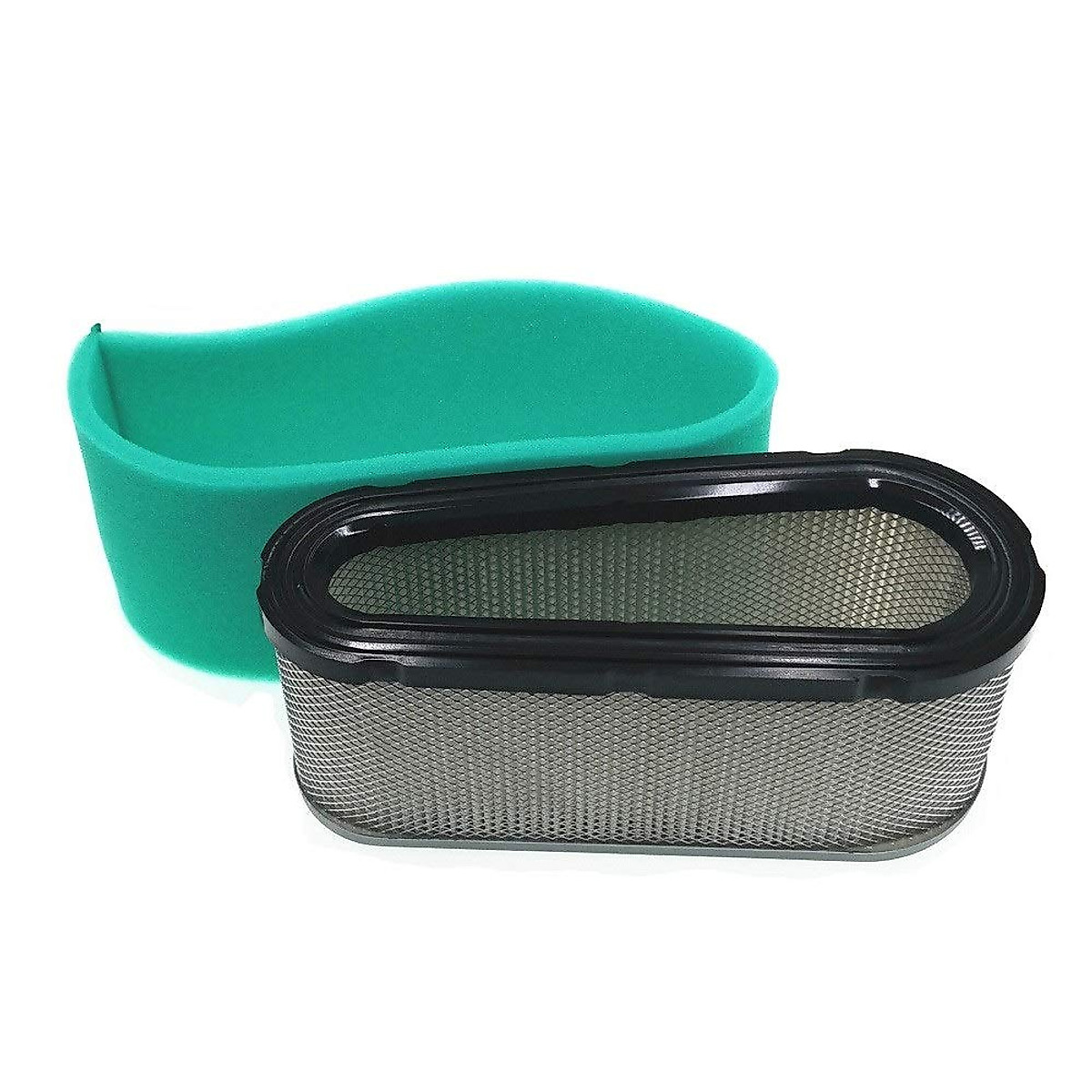 MOWFILL 496894 493909 Air Filter Replace for BS 496894S with 272403S 272403 Pre Filter Fits Craftsman John Deree 12.5-17HP 5053K Lawn Mower Air Cleaner Element