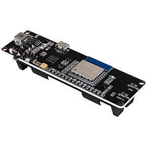 2pcs for WeMos D1 ESP8266 Mini WiFi Module ESP WROOM 02 Motherboard with 18650 Battery Slot Compatible with NodeMCU