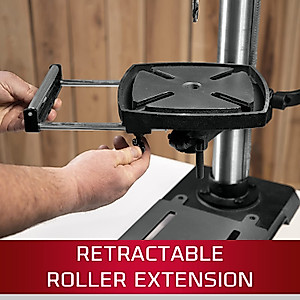 JET JWDP-12, 12-Inch Benchtop Drill Press (716000) and Wilton LP4 Low Profile Drill Press Vise, 4" Jaw Width (11744)