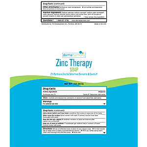 Dermaharmony Zinc Therapy Soap 1 Oz. Bar (2 Pack)