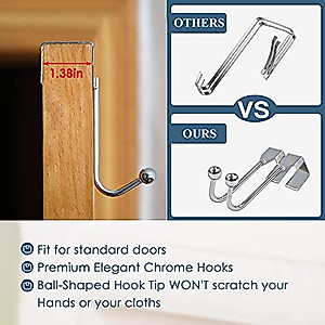 The Fine Living Co. X-Large Hanging Laundry Hamper with Over Door Hooks & Adhesive, Durable Space Saving Laundry Bag with Zipper and Wide Open Top, Hanging Dorm Laundry Hamper 20"x3.38"x30" (Grey-XL)