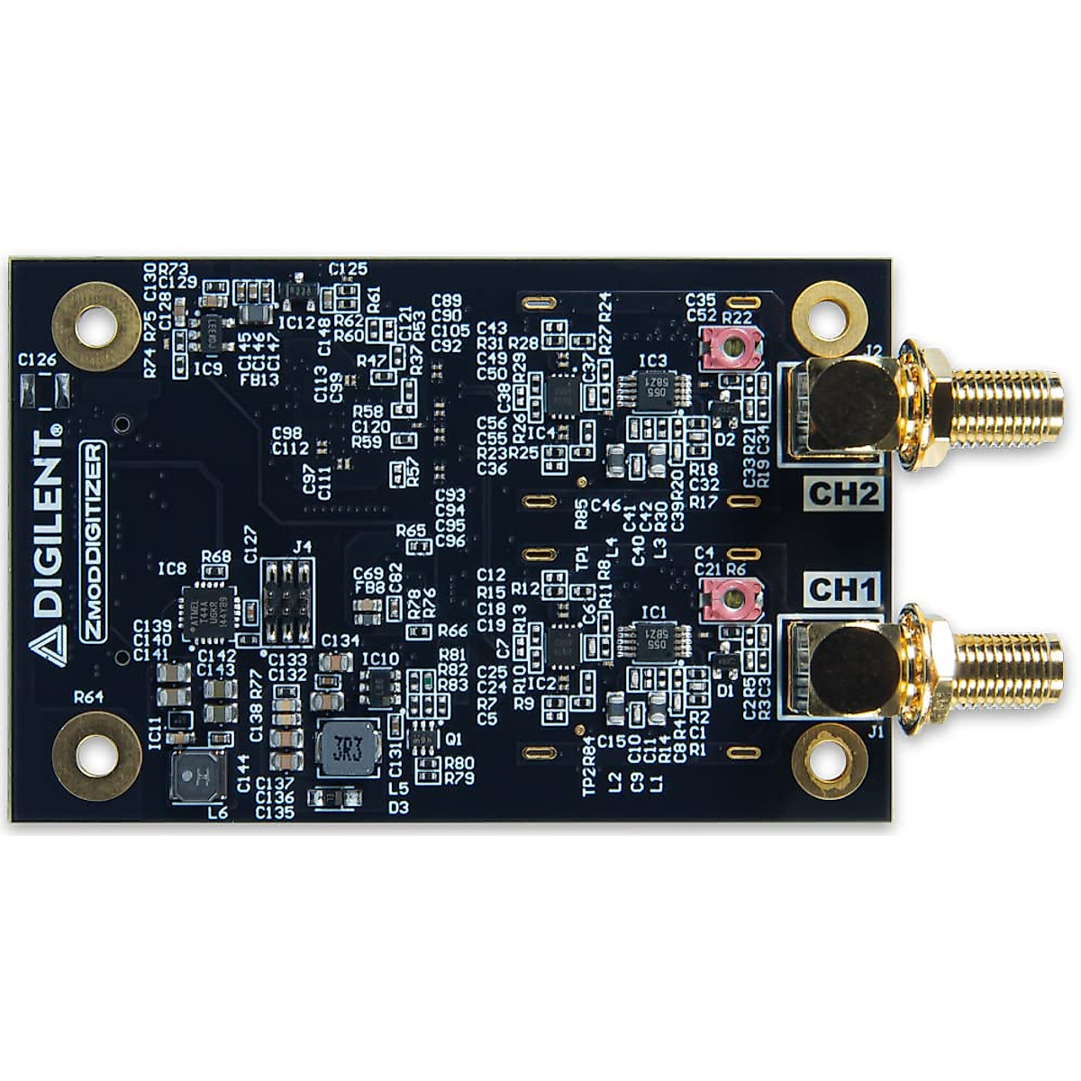 Digilent Zmod Digitizer 1430-125: 2-Channel 14-bit Digitizer Module
