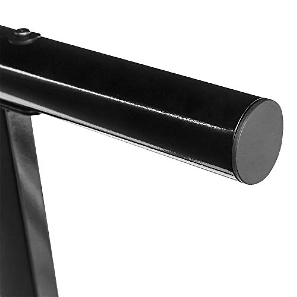 Bonnlo Bunk Bed Twin Over Twin, Twin Bunk Beds for Kids/Teens/Adults, Flat Ladder and High Guardrail, Metal Bunk Bed with Stairs, Black