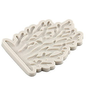 MYPRACS Marine Theme Fondant Silicone Mold Seaweed Sea Fish Coral Sea Turtle Chocolate Candy Mold For Sugar Cake Decorating Cupcake Topper Gum Paste Polymer Clay Set Of 5