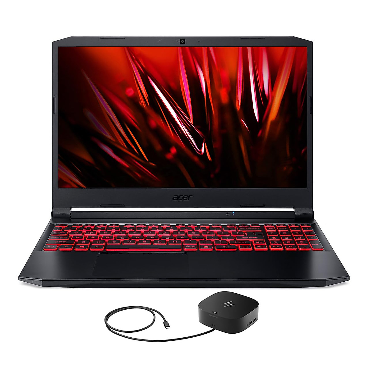 acer Nitro 5 AN515-57 Gaming & Business Laptop (Intel i7-11800H 8-Core, 16GB RAM, 128GB PCIe SSD + 500GB HDD, GeForce RTX 3050 Ti, 15.6" 144Hz Win 11 Home) with G2 Universal Dock