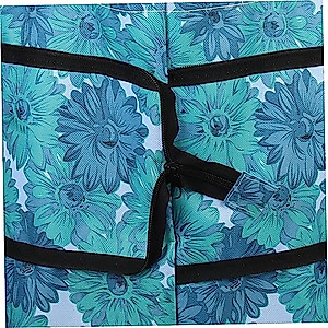 LABRIMP Shopping Bag with Wheels Collapsible Grocery Bag Trolley Bag with Wheel Grocery Storage Pouch Hand Cart Foldable Shopping Bag for Groceries Shopping Cart Fruit Oxford Cloth