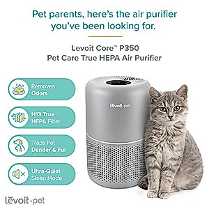 LEVOIT Air Purifier for Home Large Bedroom & Air Purifiers for Home Large Room, Smart WiFi Alexa Control, H13 True HEPA Filter, White