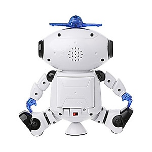 Fmingdou Electronic Walking Dancing Robot Toys with Music Lightening for Kids