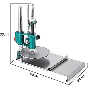 HACSYP Pizza Dough Press Machine, Household Pizza Pastry Press Maker, Stainless Steel Dough Roller Dough Sheeter Pasta, Sheeting Bread Molder Pie Crust