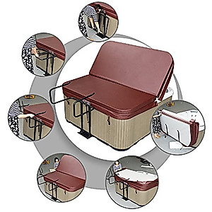 MySpaCover Spa and Hot Tub Hydraulic Cover Lifter, Undermount Removal System, Works for Variety of Spa Shapes and Sizes, Easy to Use