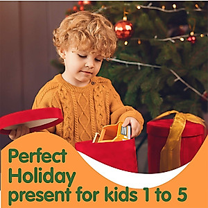 Leo & Friends Shape Sorting Dump Truck - Toddlers Educational Shape Sorter Car - 9 Different Wooden Shape Sorter Toy for Kids - Wooden Vehicle Toys - Perfect Birthdays Holidays and Christmas Gifts