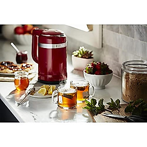 KitchenAid KEK1565ER Electric Dual-Wall Insulation Kettle, 1.5 L, Empire Red
