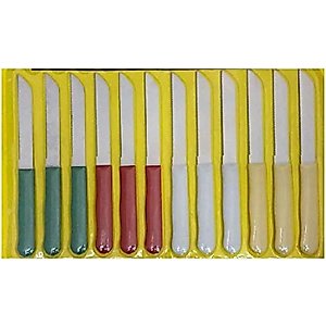 Fixwell Multi Purpose Kitchen Knife Set, Stainless Steel Blades, Pack of 12 Knives