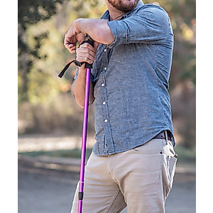 SE Survivor Series Collapsible Aluminum 60� Walking/Hiking Stick with Rifle and Camera Mount - WS9HS-60