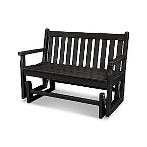 Traditional Garden 48" Glider (Black)