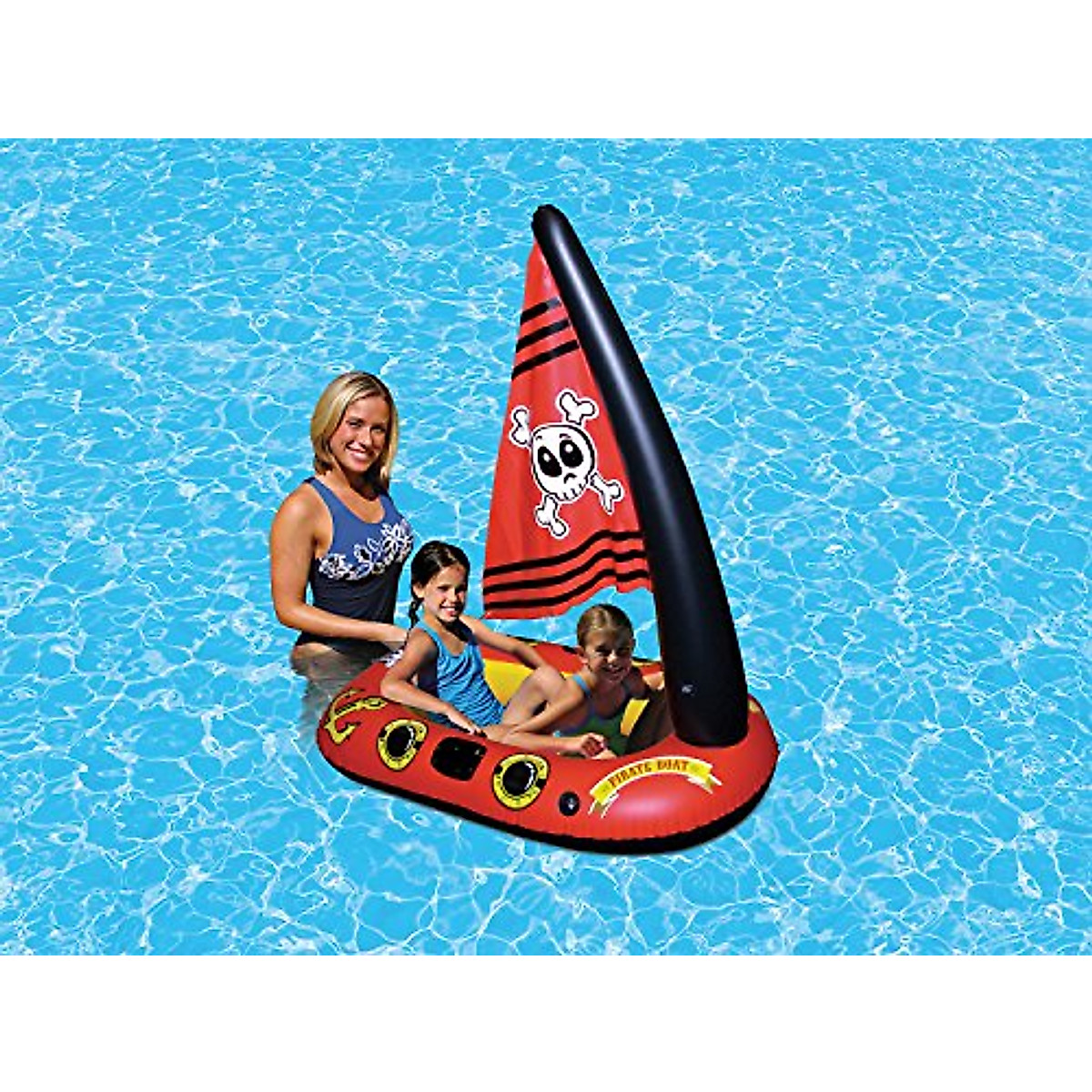 Poolmaster Pirate Boat Swimming Pool Float