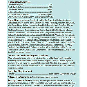 Kaytee Food from The Wild Natural Pet Hamster Food, 2 Pound