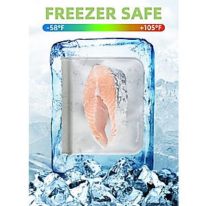 24 Reusable Food Storage Bags, Freezer Bags with Pack BPA FREE (8 Reusable Gallon Bags+8 Leakproof Reusable Sandwich Bags+8 Food Grade Snack Bags) EXTRA THICK Reusbale Lunch Bag for Salad Fruit