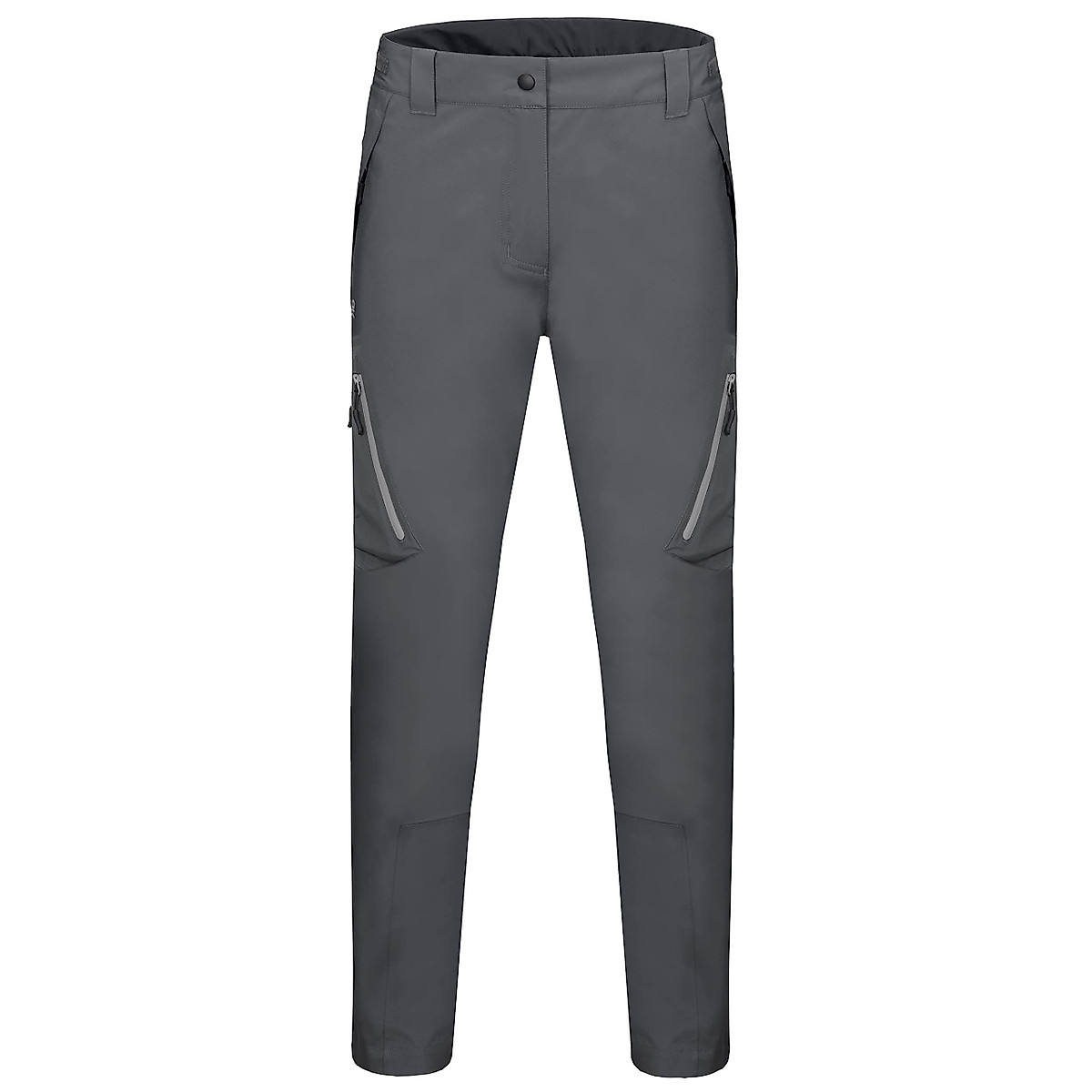 Little Donkey Andy Women's High-Performance Waterproof Rain Pants Lightweight Breathable Golf Hiking Pants Grey Size L