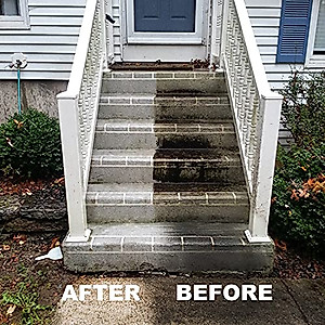 mrliance Electric Pressure Washer 1600W 1.9GPM High Pressure Power Washer Car Washer with Hose Reel, 4 Adjustable Nozzles, Soap Bottle (Sliver)