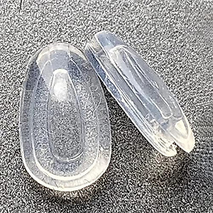 Eazean Replacement Nose Pads for Oakley Eyeglasses/Sunglasses, 5 Pairs Clear Silicone Nose Pieces Guards