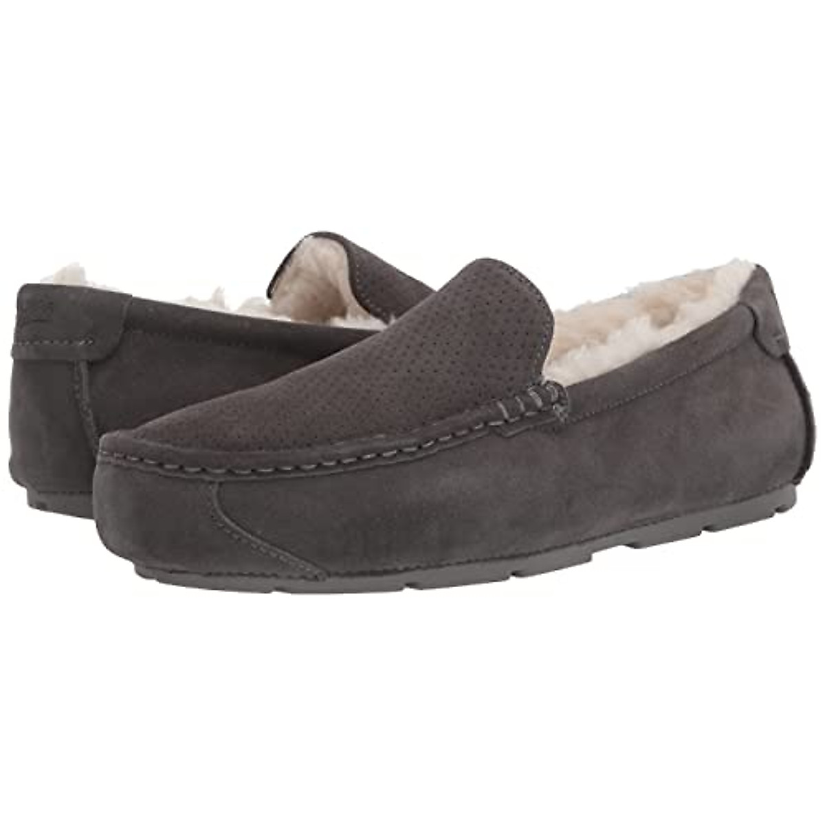 Koolaburra by UGG Men's Tipton Emboss Slipper, Stone Grey, 9