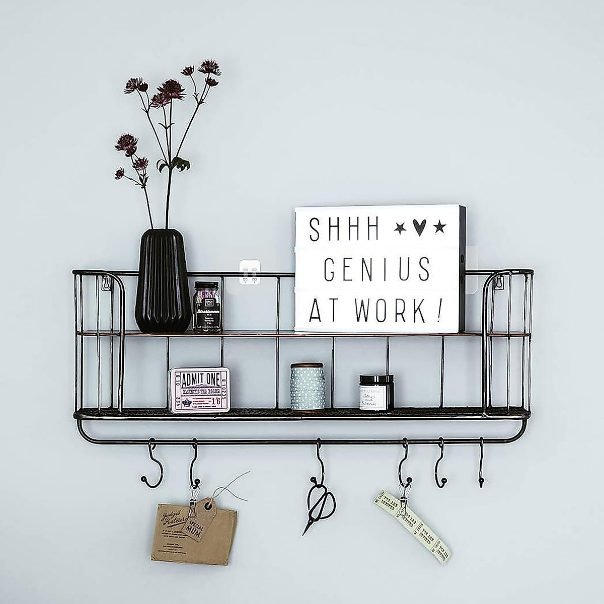 ALAHUGYEF 16 Pcs Shower Adhesive sticker hooks, used for changing adhesive stickers on corner shower carts, strong adhesive heavy-duty wall adhesive transparent for bathroom soap racks.