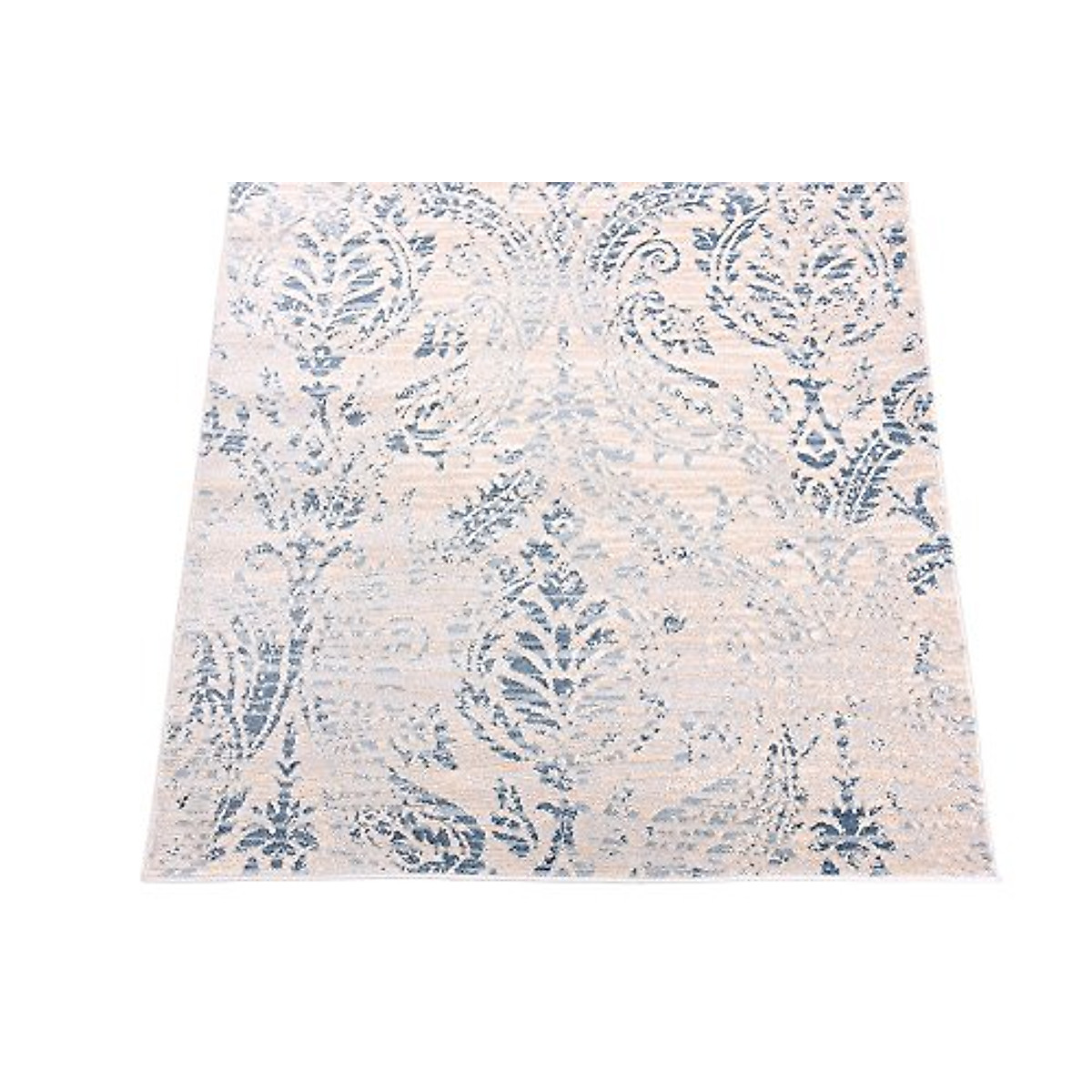 Unique Loom Paris Collection Pastel Tones Traditional Distressed Blue Runner Rug (2' 7 x 10' 0)