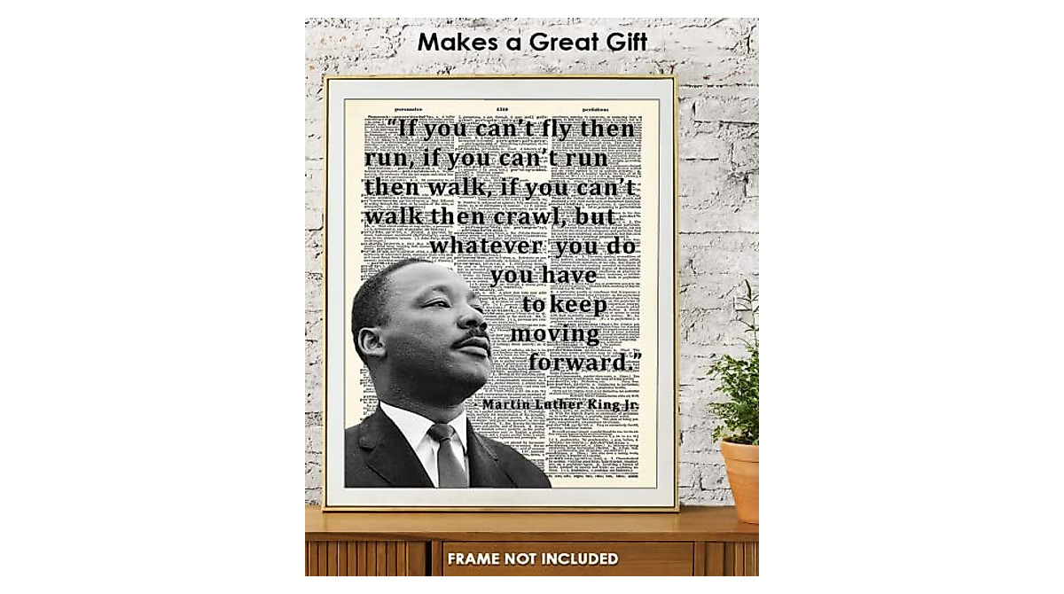 Inspire Your Space with MLK Motivational Poster