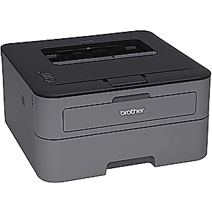 66 Brother Compact Monochrome Laser Printer 2300 Series, Black, Amazon Dash Replenishment Ready, 250-Sheet, Prints up to 27 ppm, Automatic Duplex Printing, Durlyfish USB Printer Cable