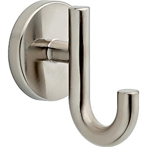 DELTA FAUCET 75935-SS Trinsic Wall Mounted Single Towel Hook in Brilliance Stainless Steel