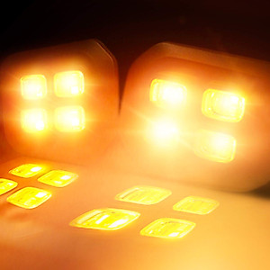 LED Tacoma Fog Lights Compatible with Tacoma 2016 2017 2018 2019 2020 DRL Fog Light for Tacoma Assembly LED Driving Fog Light to Tacoma Fog Lamps Kits Replacement (Dual -Color White/Amber)