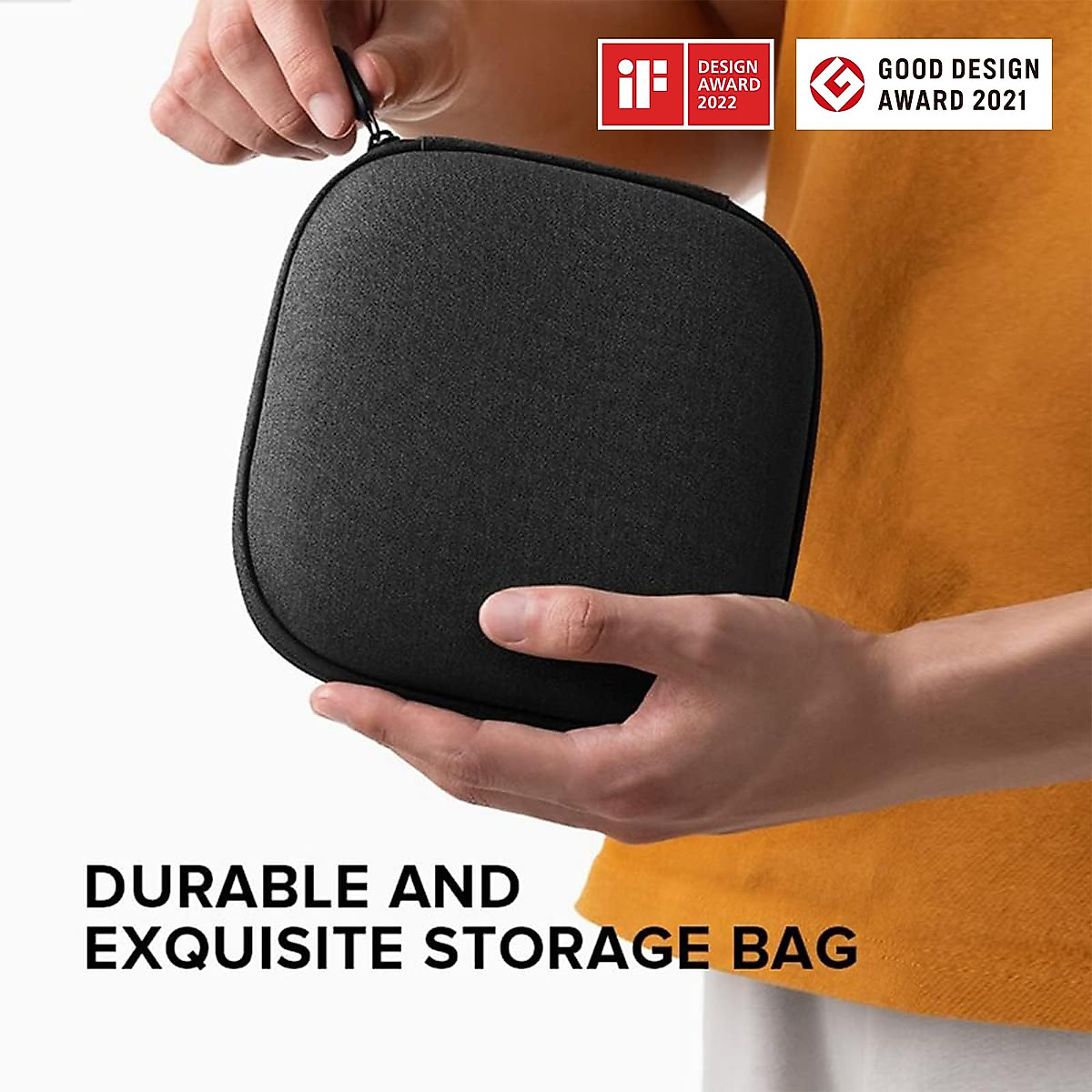 HOTO Cordless Screwdriver Set with Storage Bag, 3.6V Electric Screwdriver Rechargeable USB-C, 5 N.m Torque, 2000mAh Battery, LED Light & 10 Pcs Bits for Furniture/Electrical Repairs, Night Blue