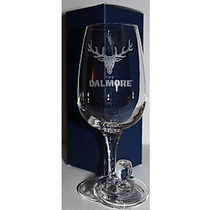 GLENCAIRN DALMORE LOGO DEGUSTATION COPITA NOSING GLASS WITH GINGER JAR TOP
