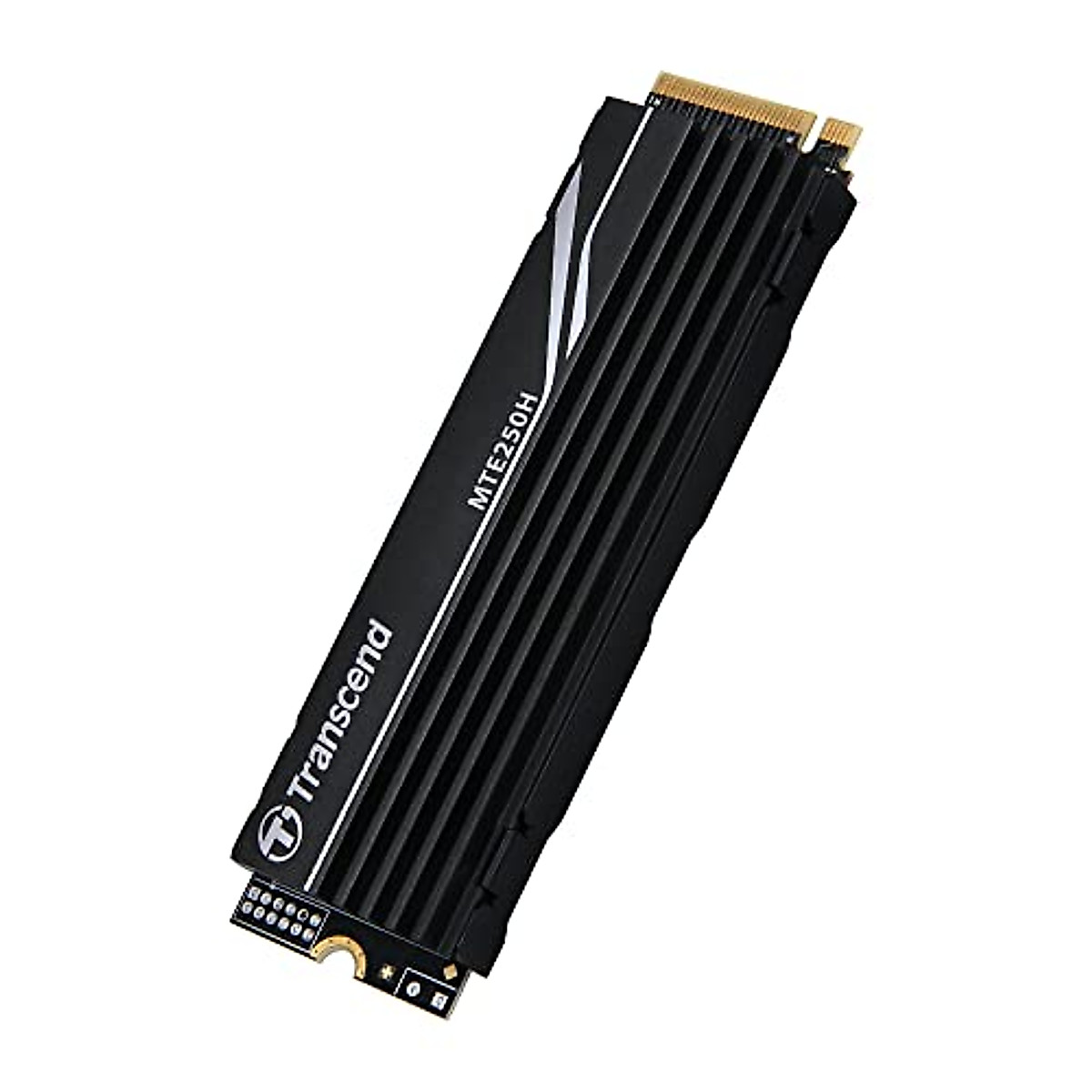 Transcend 2TB MTE250H NVMe Internal Gaming SSD Solid State Drive - Gen4 PCIe, M.2 2280 with Aluminum Heatsink, Up to 7,200MB/s - TS2TMTE250H