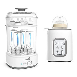 GROWNSY Baby Bottle Warmer & Bottle Sterilizer
