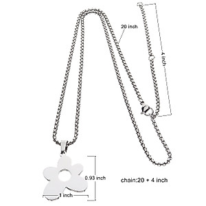 SYWHPS Face Hip Hop Rapper Pendant Chain Necklace (Silver Pro)