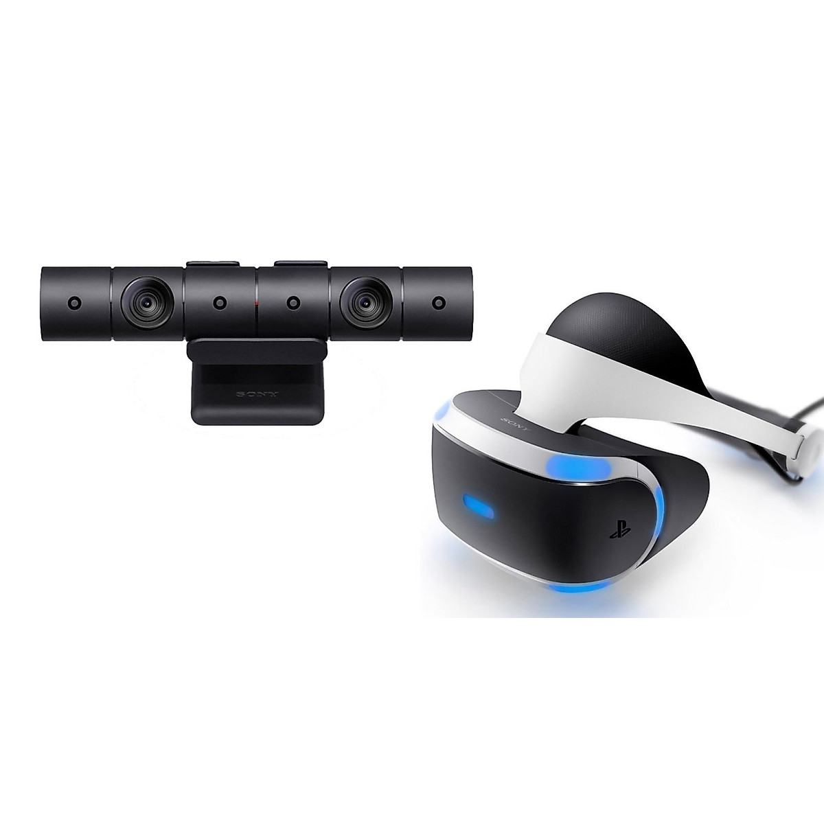 PlayStation VR Start Bundle 10 Items:VR Start Bundle,Sony PS4 Slim 1TB Console - Jet Black,6 VR Game Disc Until Dawn:Rush of Blood, EVE:Valkyrie,Battlezone,Batman:Arkham VR, DriveClub,Battlezone