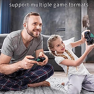 Nostalgia Stick Game - Wireless Retro Stick Game Console, Dual 2.4G Wireless Controllers Built-in 10000+ Games,Plug & Play Video Game Stick,4K HDMI Output (M8 64g)