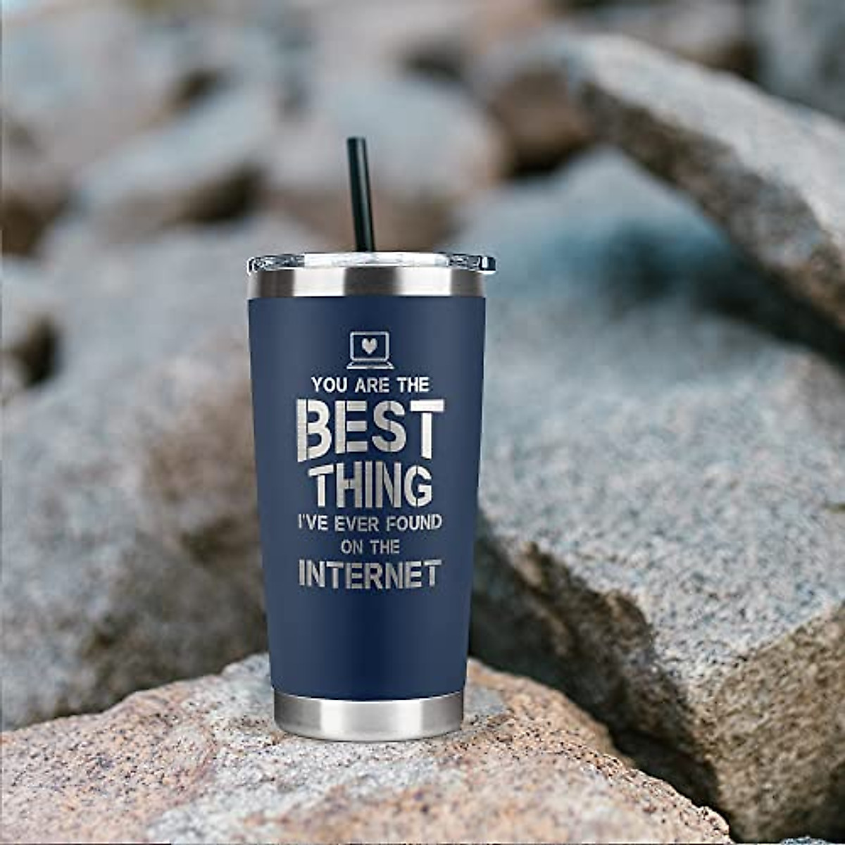 SUCHAGIFT Gifts For Him, Boyfriend, Husband - Boyfriend Gifts, Husband Gifts - Anniversary For Him - Boyfriend, Husband Birthday Gift - Romantic Gifts, I Love You Gifts for Him - 20 Oz Tumbler