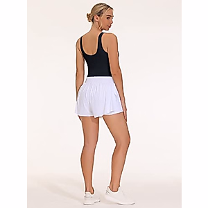 THE GYM PEOPLE Women's Sports Bra Sleeveless Workout Tank Tops Running Yoga Cropped Tops with Removable Padded Black