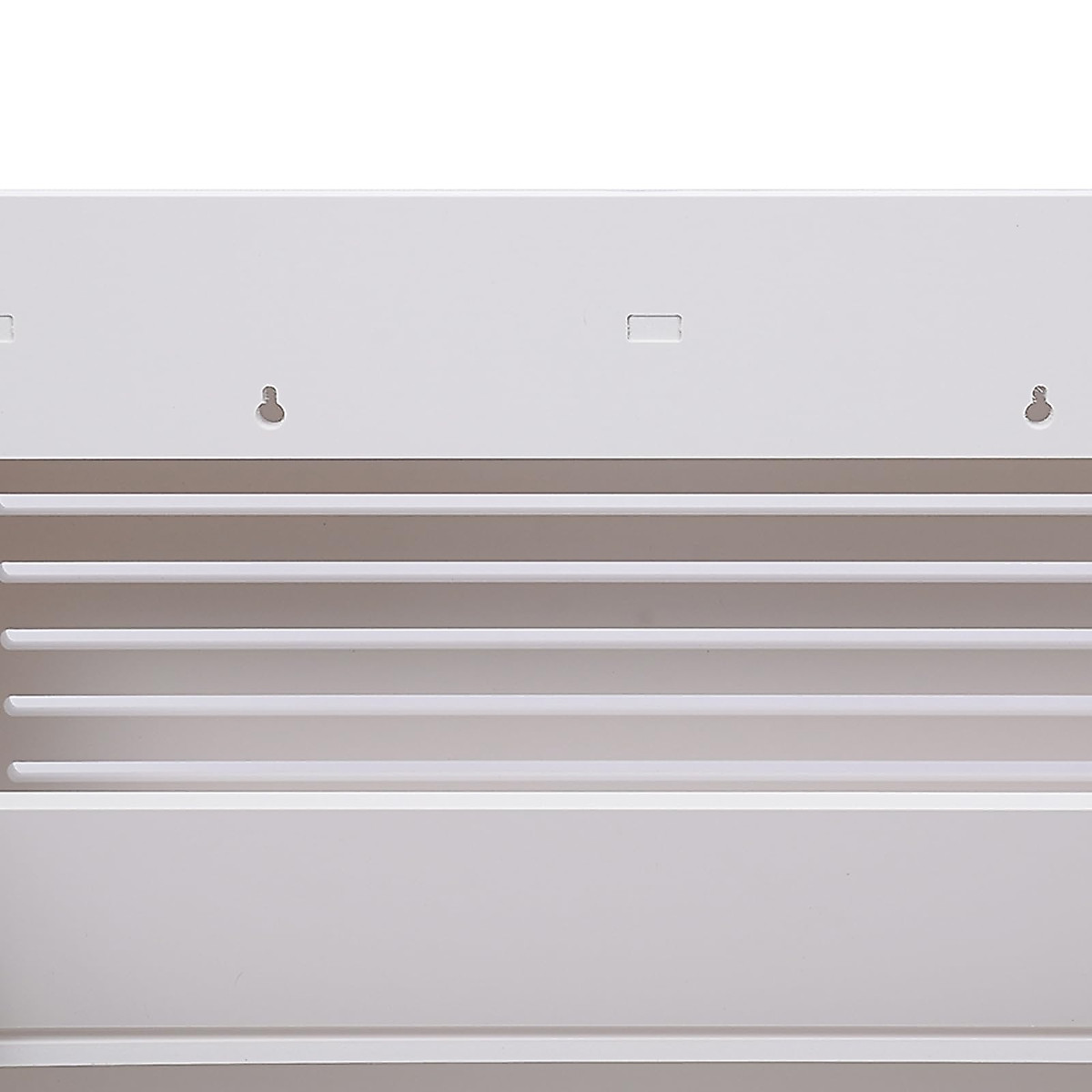 LUOSHALIYA Shoe Storage Cabinet, 3-Layer Shoe Organizer 19.29(L) x6.69(W) x42.91(H) inches, White Tipping Shoe Cabinet for Entryway, Living Room, Bedroom