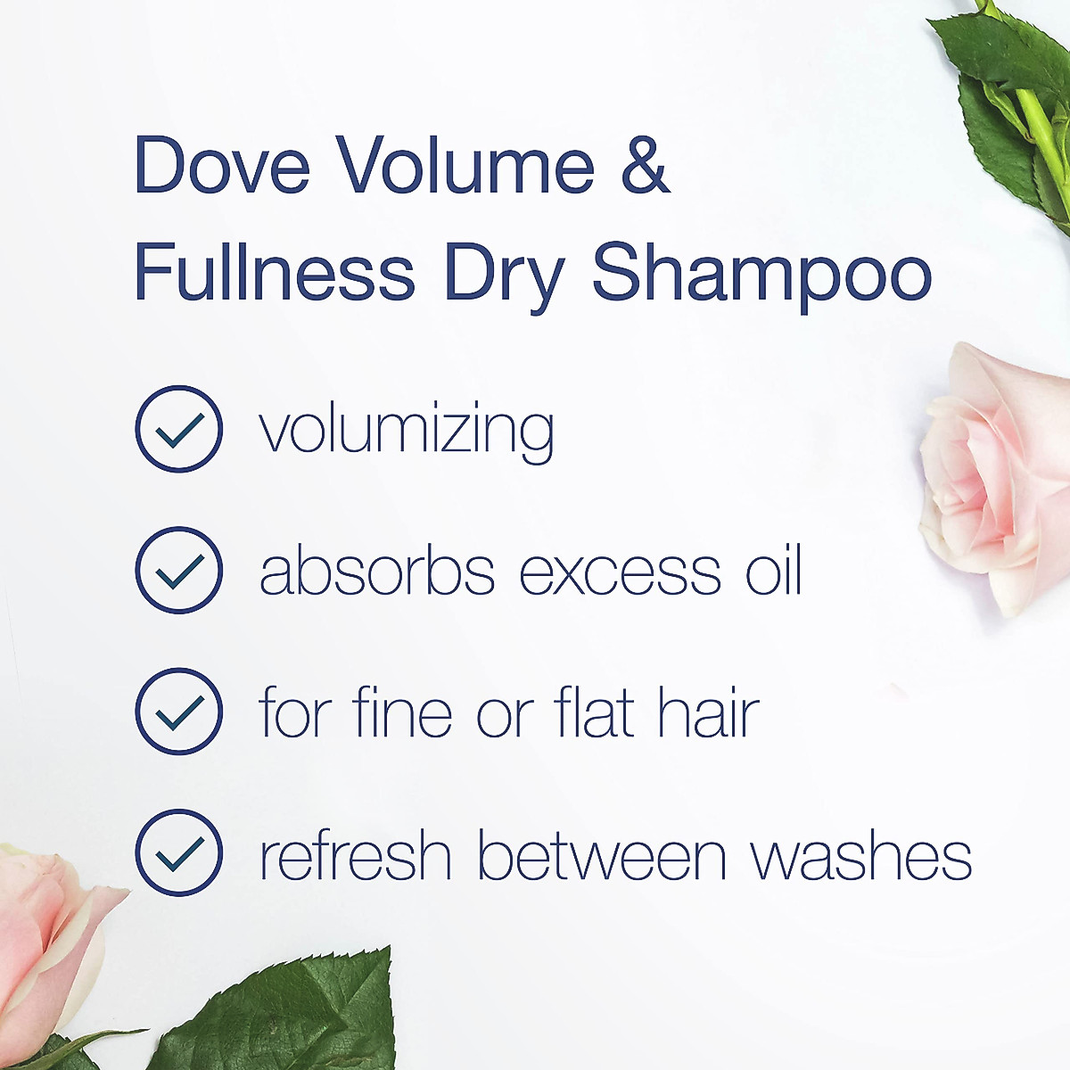 Dove Dry Shampoo Volume and Fullness 3 Count Hair Treatment for Oily Hair, Cleansing Hair Volumizer 5 oz