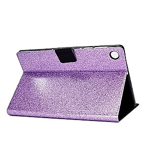 Compatible with/Replacement for Tablet PC Samsung Galaxy Tab A8 10.5 inch 2021 SM-X200/X205/X207 PU Leather Flip Cover Stand Wallet Case XXSF (Purple)