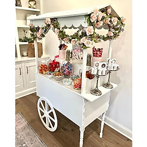 Wooden Party Candy Cart, Wood Candy Cart, Sugar and Sweet Cart for Weddings, Party, Decorations, for Wedding Decorations and Party Decor's