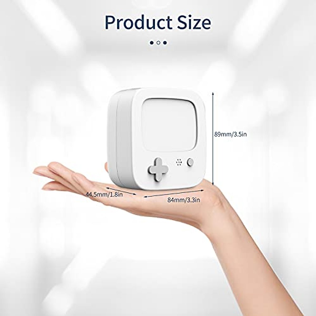 BISOFICE Mini Pocket Photo Printer Portable Thermal Printing Machine 203DPI Wireless BT Connection for Picture Lable DIY Handcraft Instant Printer Sticker Study Work Office Compatible with Android iOS