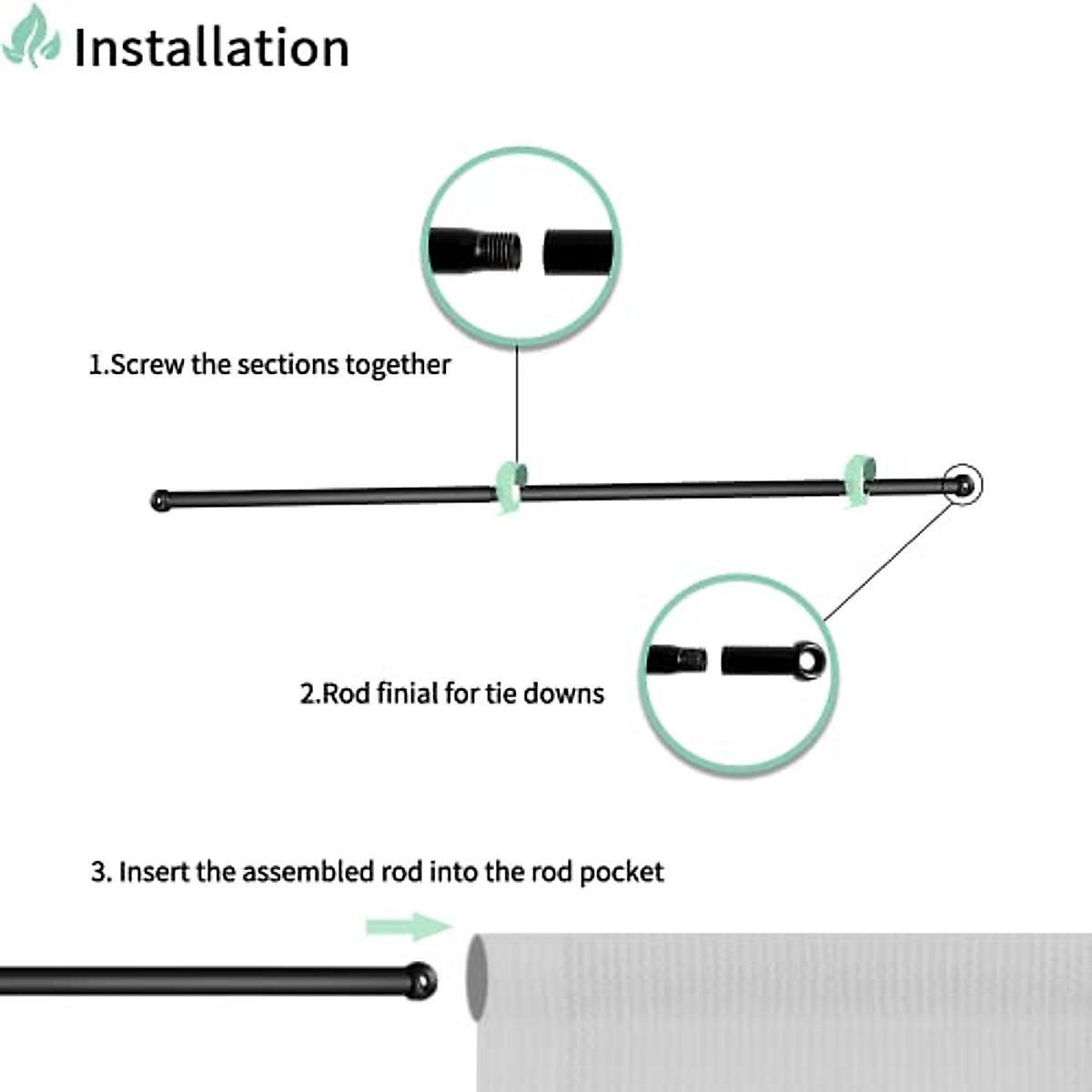 SunnyRoyal Pergola Shade Cover 12' x 16' Replacement Canopy Shade Cover for Pergola with Grommets Sun Shade Cloth Sail for Outdoor Privacy Patio Garden Weighted Rods Included (Brown)