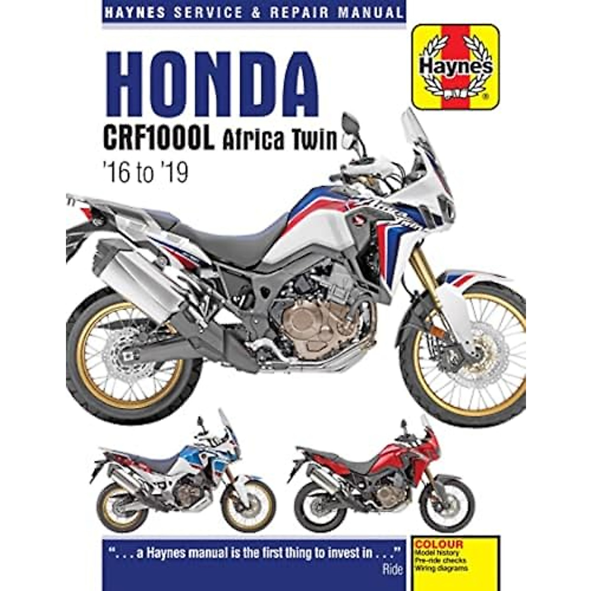Honda CRF1000L Africa Twin from 2016-2019 Haynes Repair Manual (Haynes Powersport)